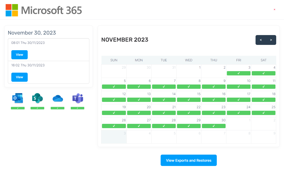Msp Backup For Microsoft 365 Probax